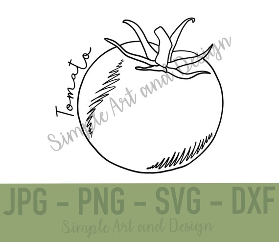 Tomato SVG PNG JPG Dxf Tomato Svg Farming Design | Etsy