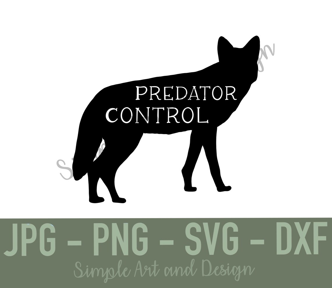 Predator Control | SVG | PNG | JPG | Dxf | Predator Hunting | Hunting ...