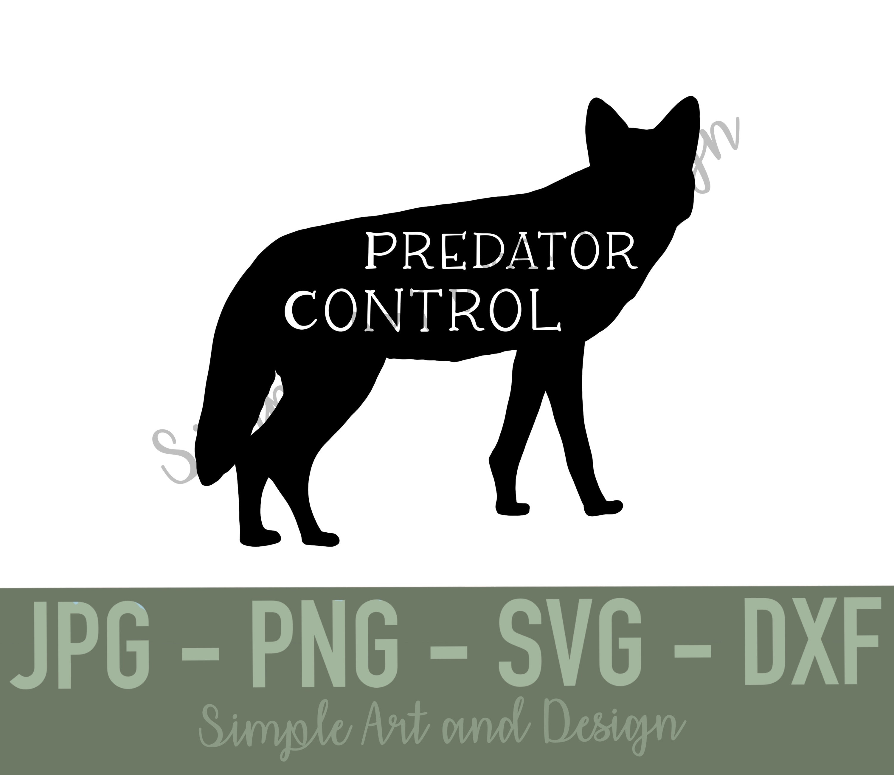 Predator Control | SVG | PNG | JPG | Dxf | Predator Hunting | Hunting ...