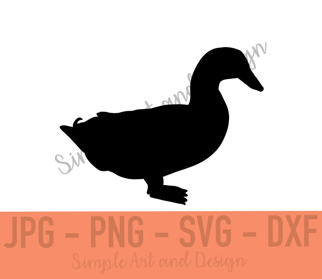 Duck 5 | SVG | PNG | DXF | Duck Svg | Farm Cut File | Bird Svg | Farm ...