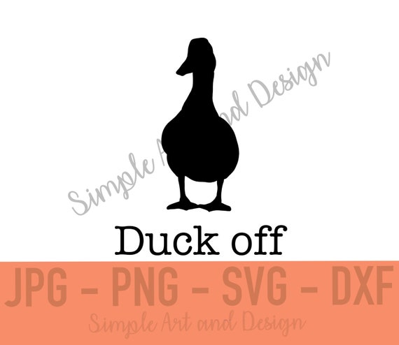 Duck Off SVG PNG DXF canard svg canards de ferme - Etsy France
