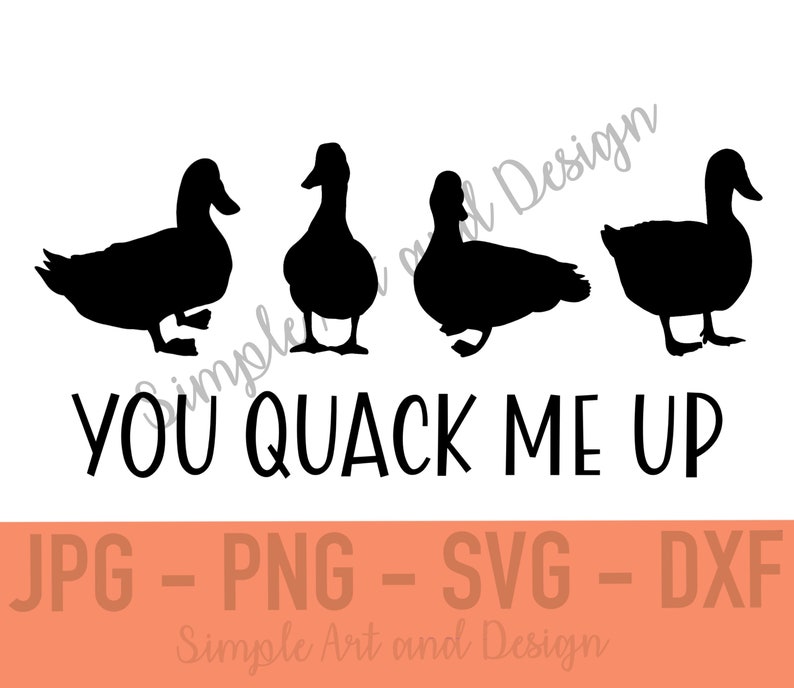 You Quack Me up | SVG | PNG | DXF | Duck Svg | Farm Ducks | Farm Decor ...