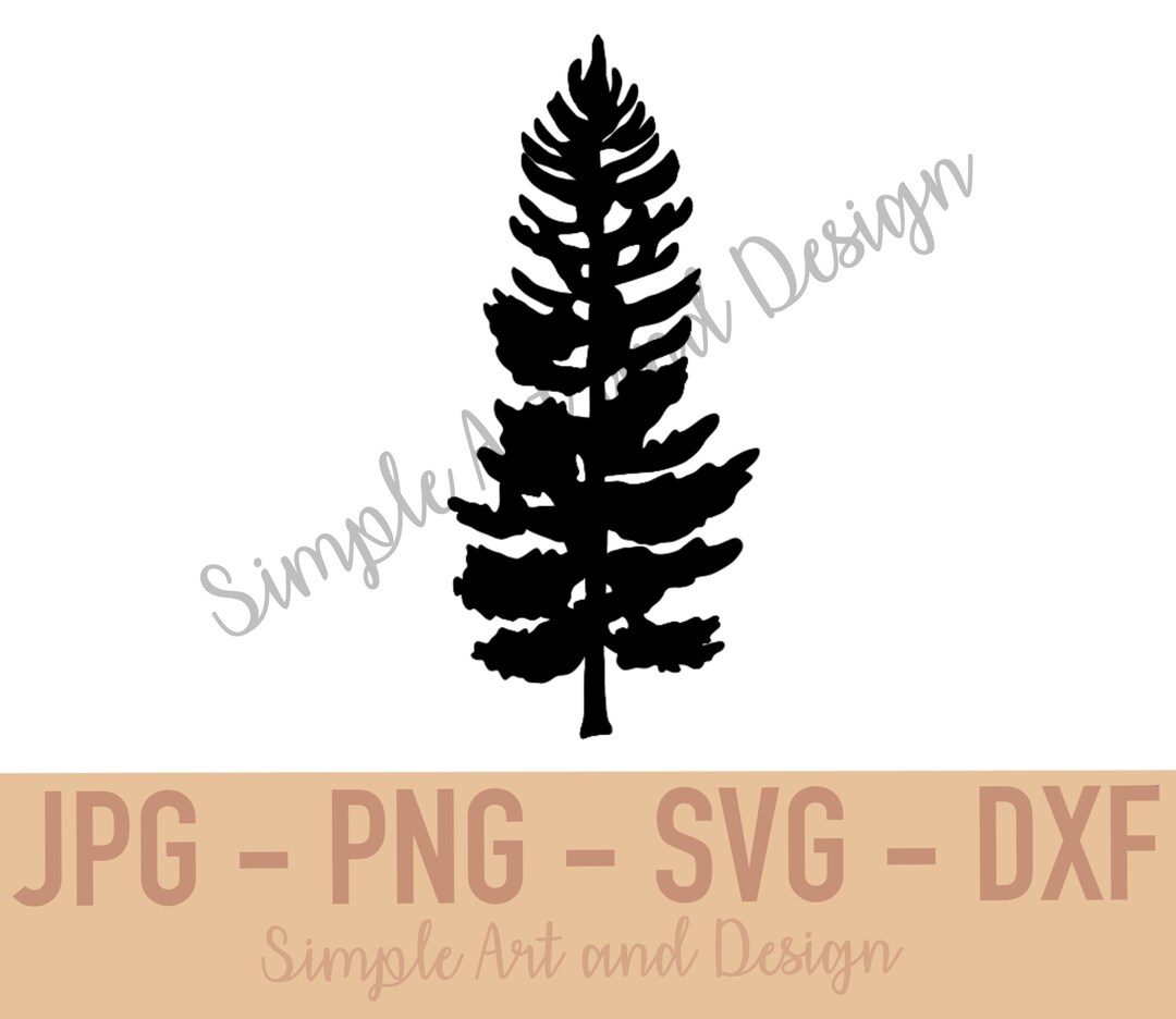 Evergreen 3 | PNG | JPG | SVG | Dxf | Pine Trees | Cabin Decor ...