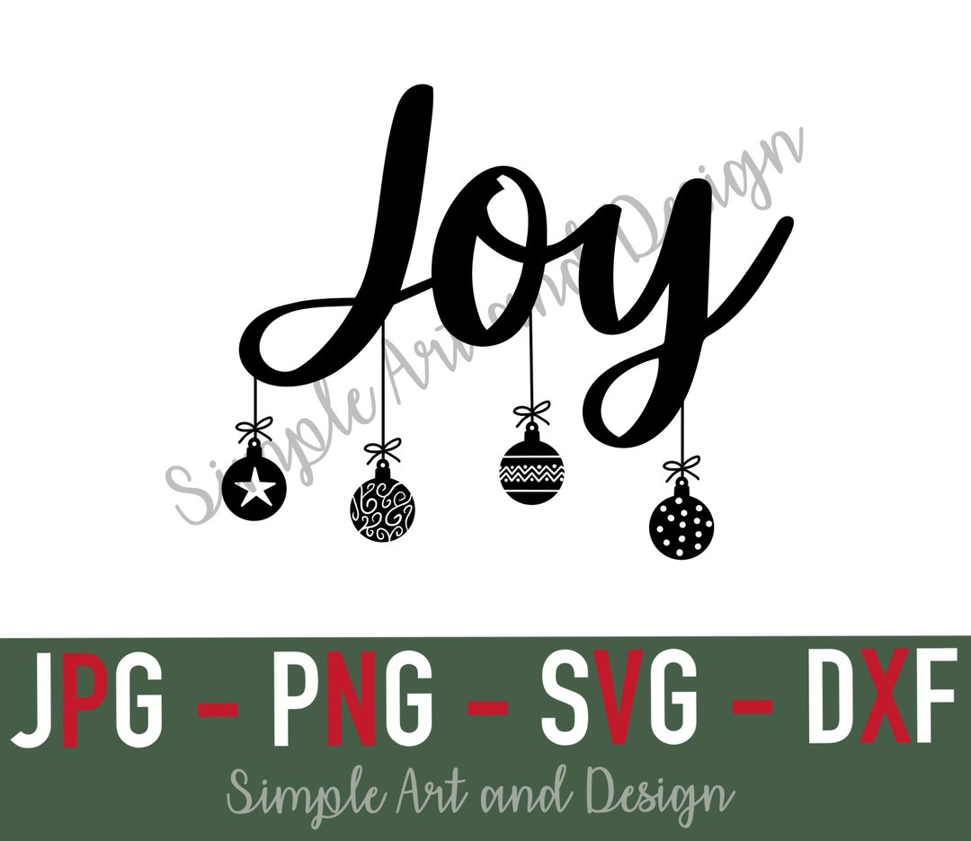 Christmas Joy | SVG | PNG | JPG | Christmas Svg | Holiday Svg ...