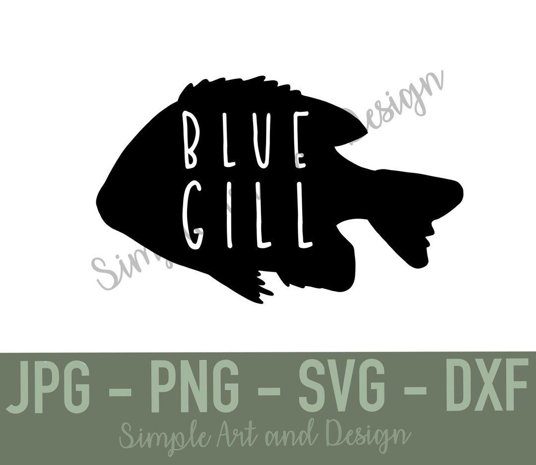 Bluegill | SVG | PNG | JPG | Dxf | Fishing Svg | Wall Art | Cabin Art ...