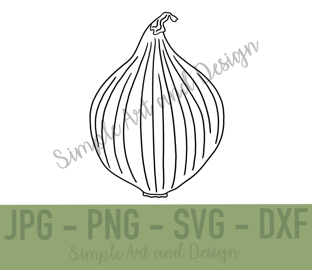 Onion 1 | SVG | PNG | JPG | Dxf | Onion Svg | Farming Design | Onion ...