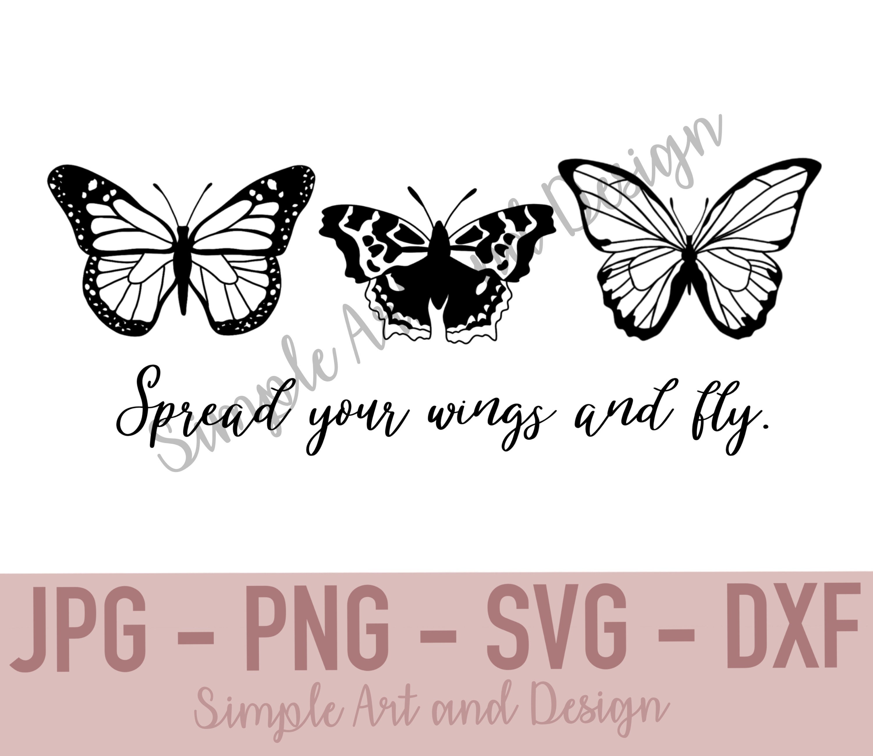 Simple Butterfly Wing Designs