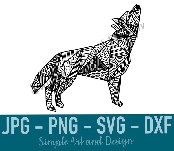 Lobo geométrico / SVG / PNG / DXF / Jpg / naturaleza / lobo - Etsy España