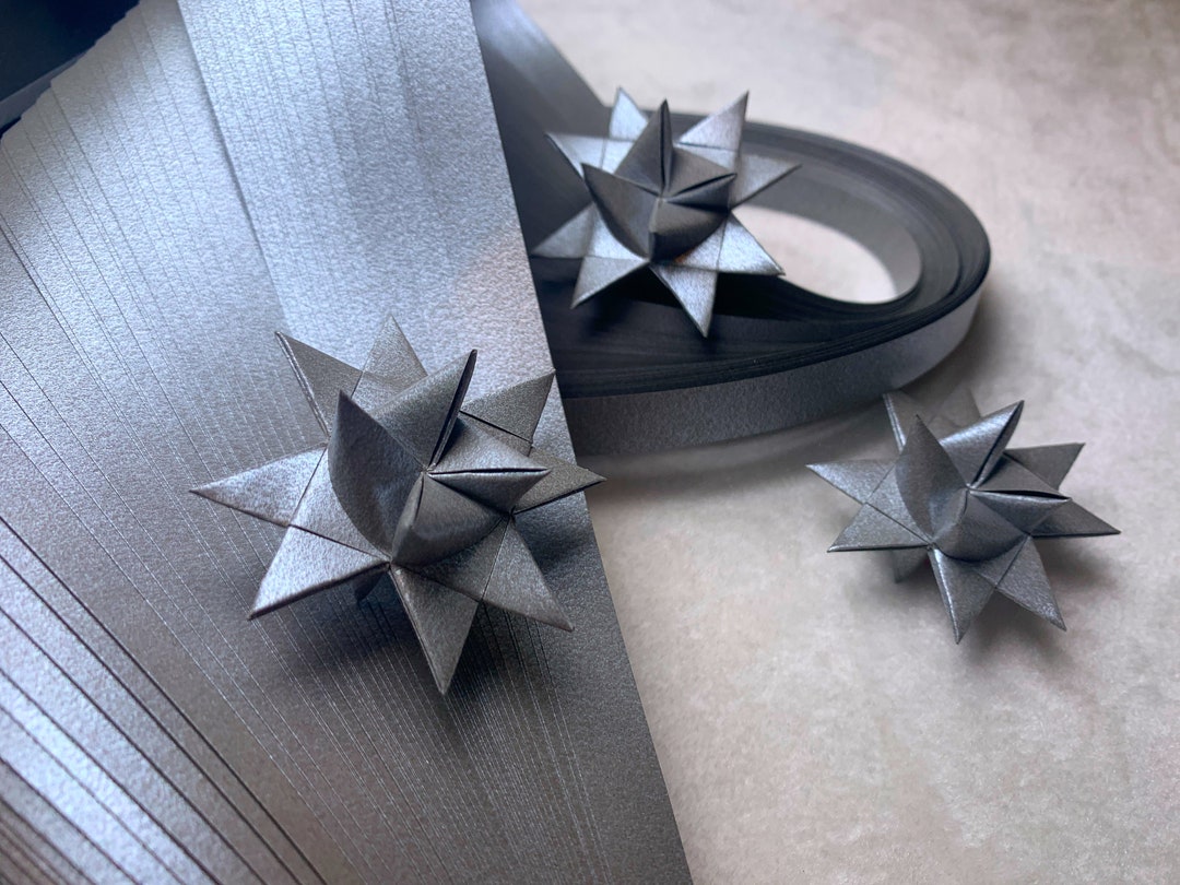 Froebel Star Strip Moravian Strip-silver Grey (60 Strips/pack for 30 ...