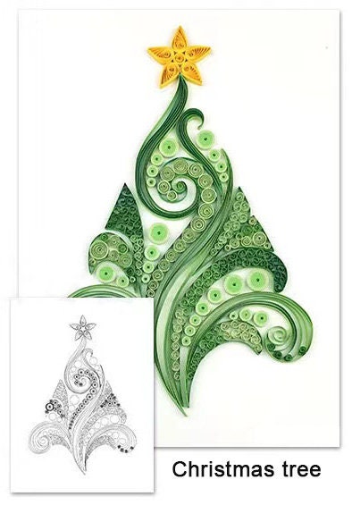 20 Quilling Patternsprintable Paper Quill Templatequilling - Etsy Canada