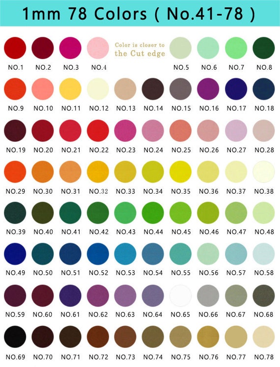 1mm Quilling Paper Strips78 Colors to Choose Fromcolor | Etsy