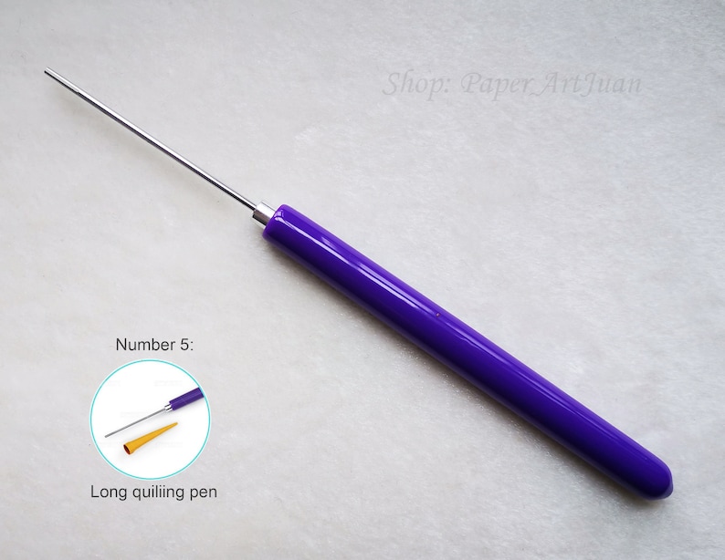Slotted Quilling Pen Set of 5 Quilling Toolsquill - Etsy