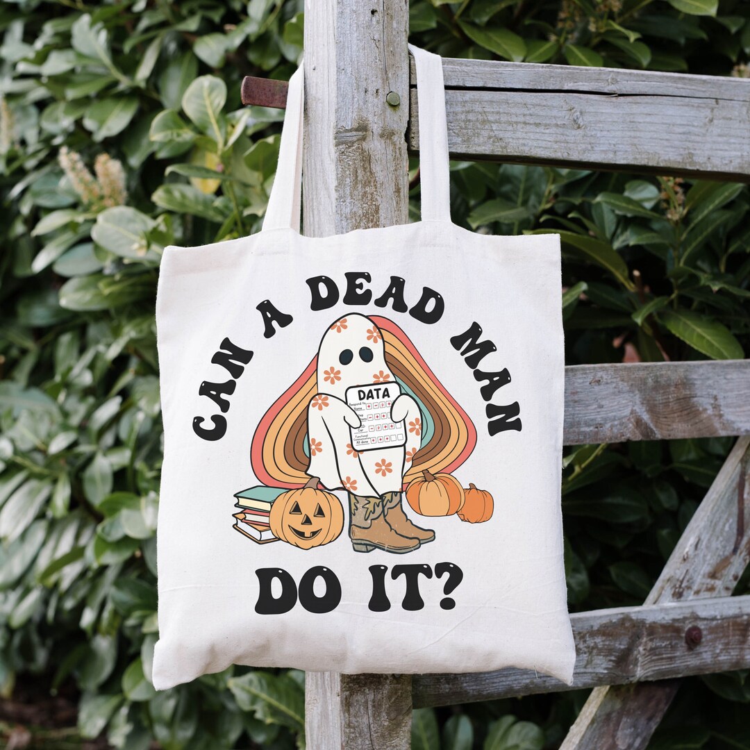 ABA Gifts, ABA Halloween Tote Bag, Can a Dead Man Do It Tote, Behavior ...