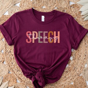 SLP Shirt, Speech Therapy Shirt, Speech Therapist Tshirt, Speech ...