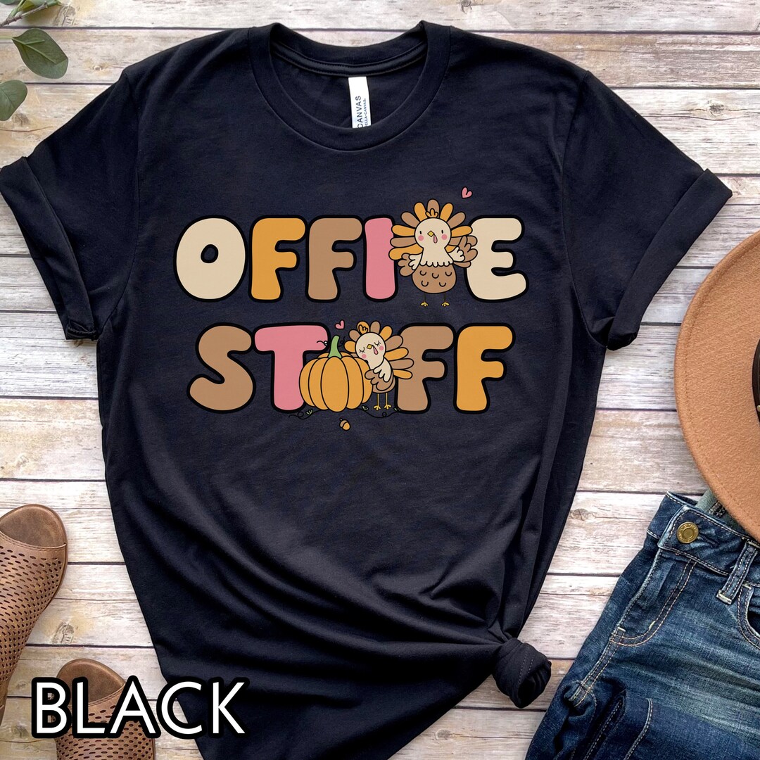 Thanksgiving Office Staff Shirt, Fall Office Squad Shirt, Back to ...