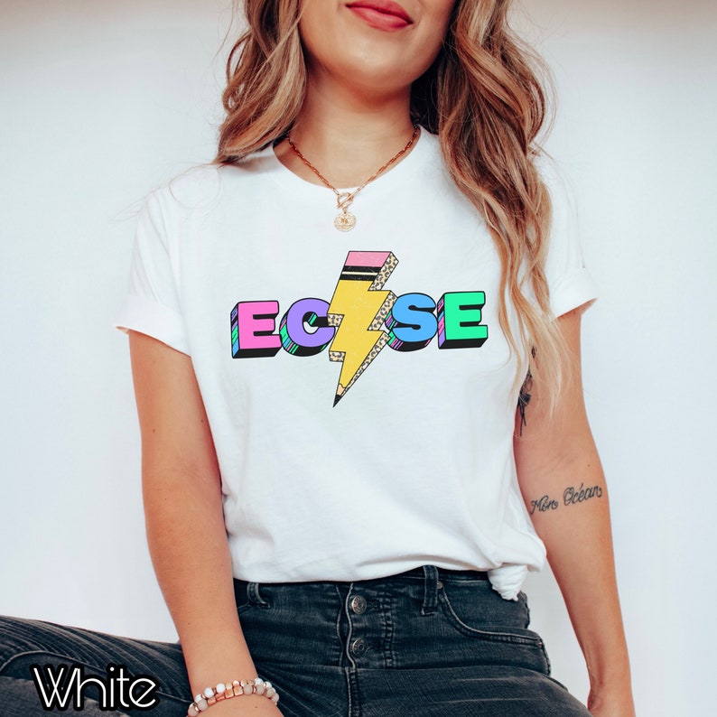 ECSE Teacher Shirt, Early Childhood Special Education Teacher Shirt ...