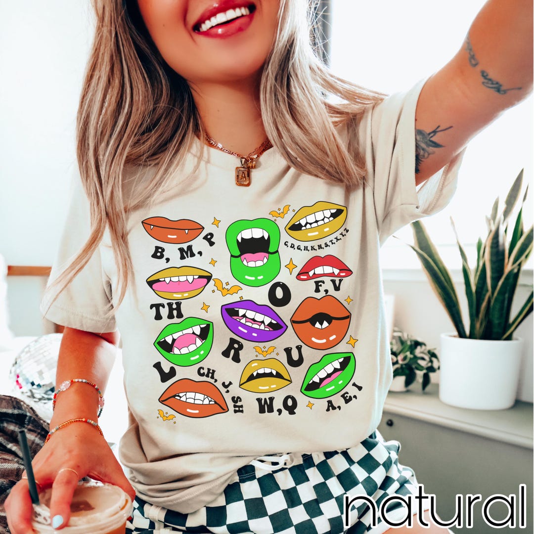 SLP Halloween Shirt, Spooky Speech Therapy Shirt, Speech Therapist ...