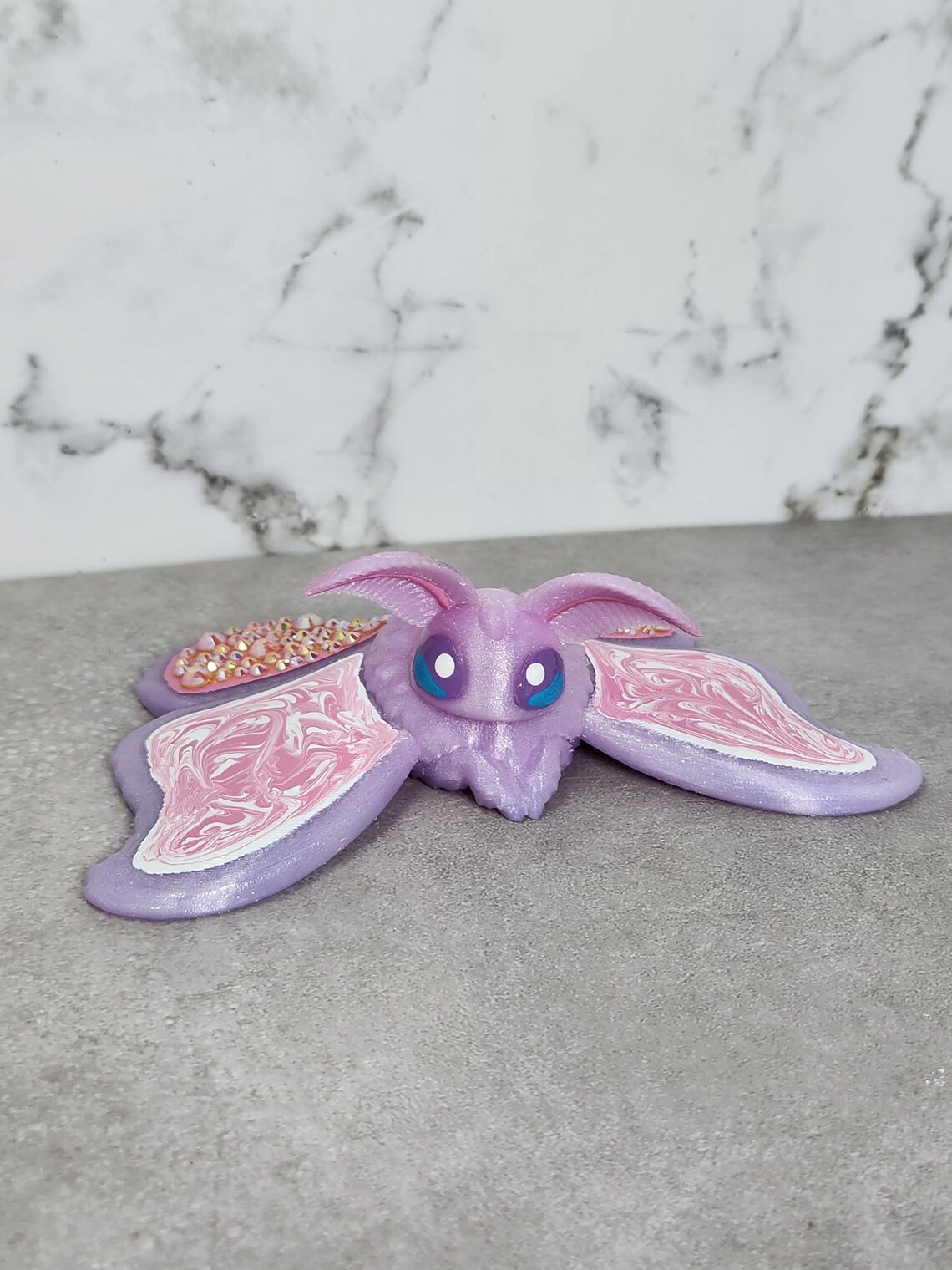 Moth Figure 3d Printed Leylina Figurines - Etsy