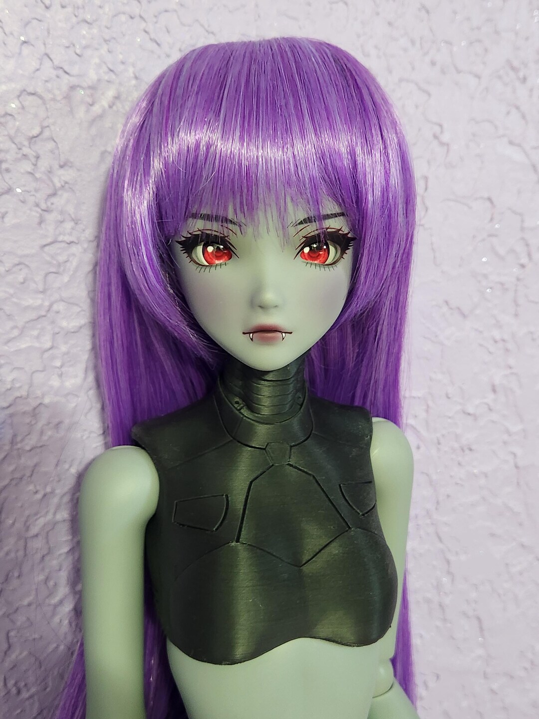 Smart Doll Cyborg Bust 3d Printed Matte Black - Etsy