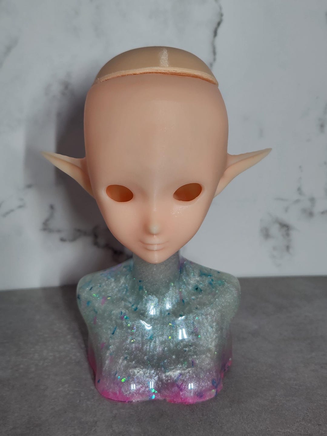 Smart Doll Elf Head Cinnamon Resin 3d Printed. - Etsy