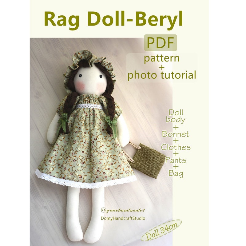Doll Pattern Cloth - Etsy