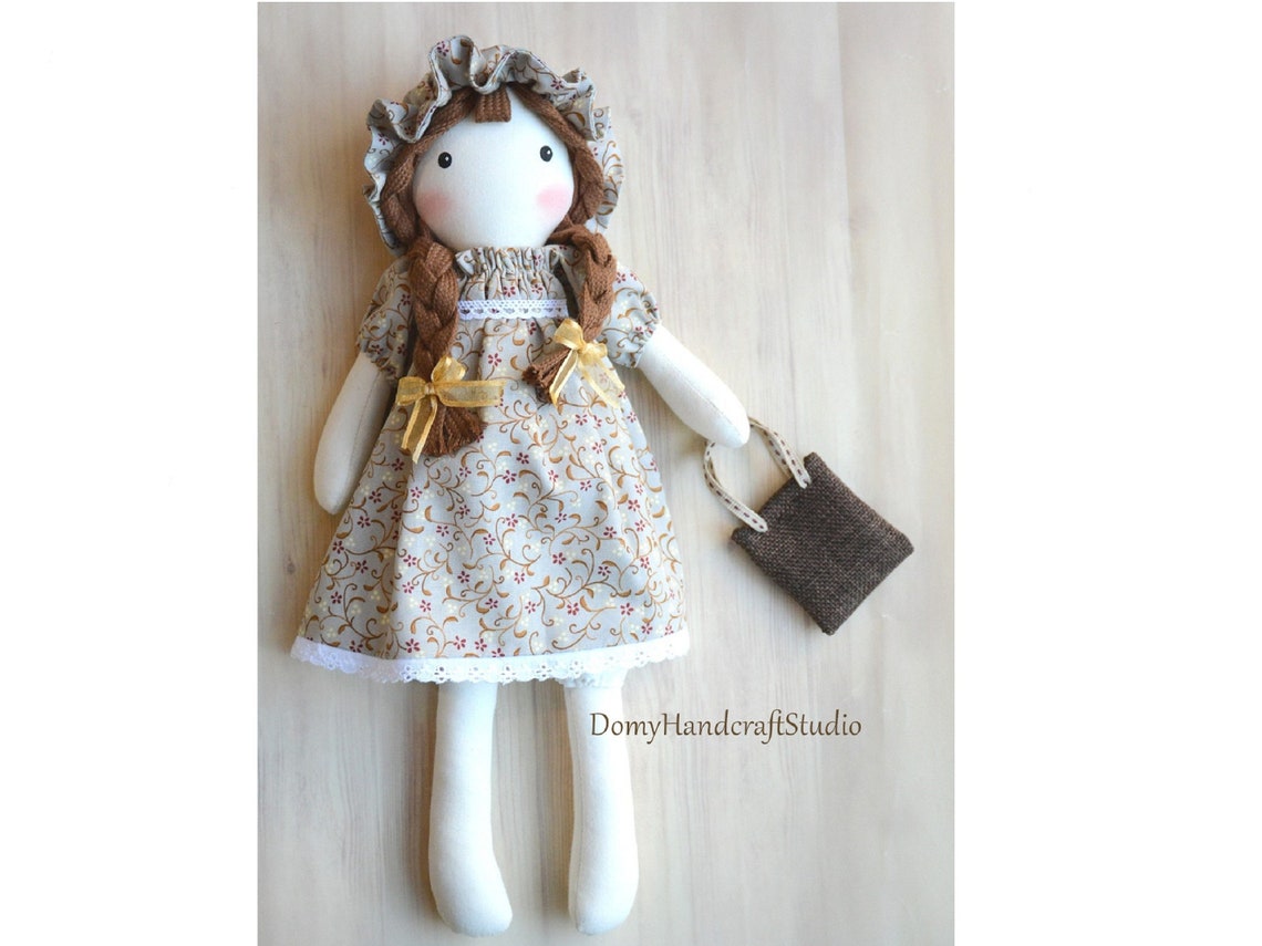 Cloth Doll PDF Sewing Pattern Tutorial DIY Ragdoll Pattern - Etsy