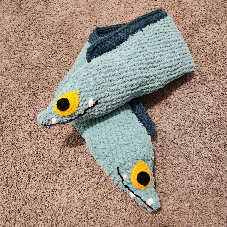 Crochet Pattern for Moray Eel Scarf - Etsy