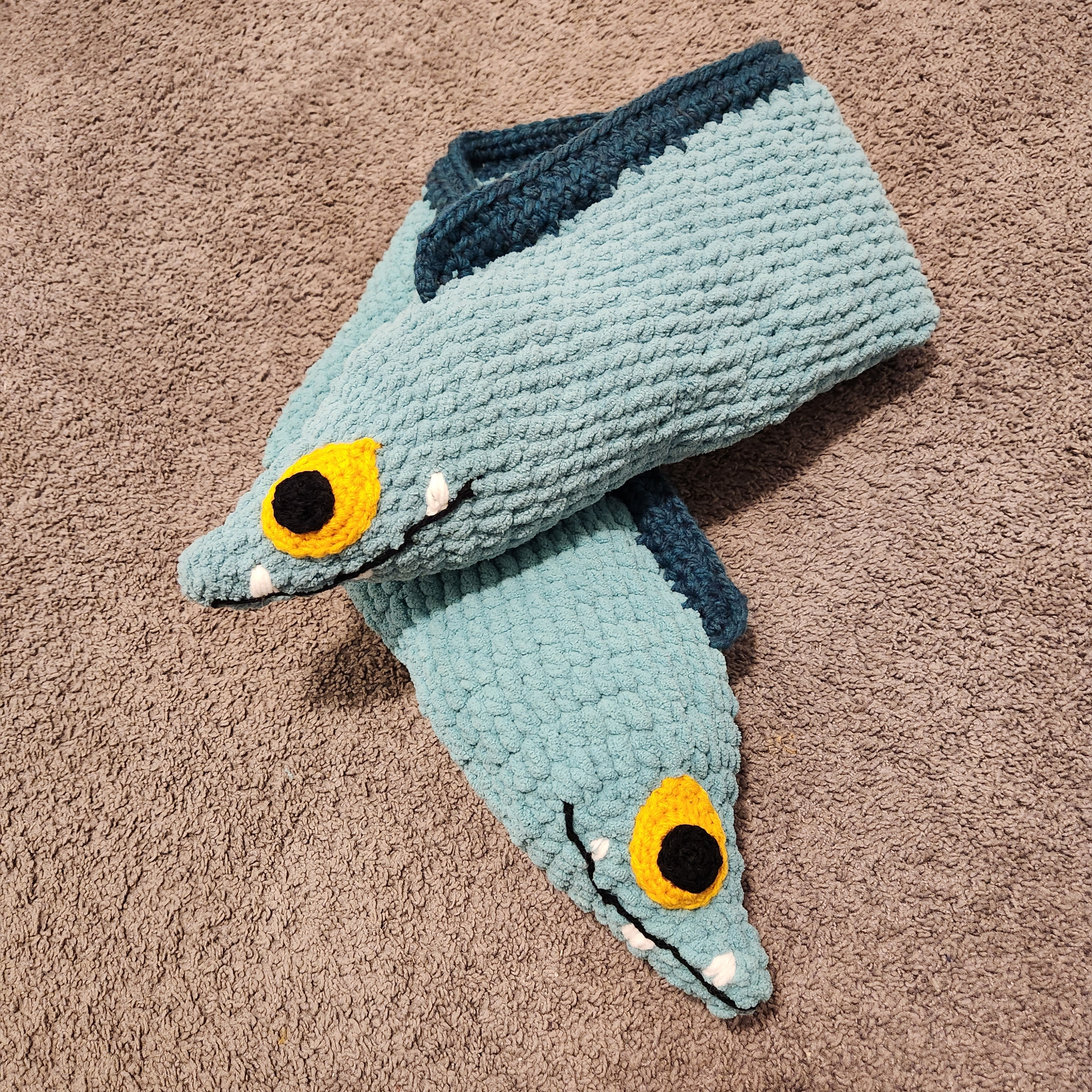 Crochet Pattern for Moray Eel Scarf - Etsy