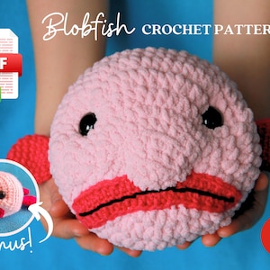 Crochet Pattern - Blobfish Plush - Etsy