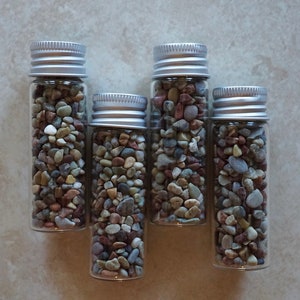 Tiny Beach Pebbles * Mediterranean Stones * Fairy Garden Decor * Resin ...