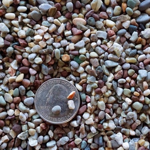 Tiny Beach Pebbles * Mediterranean Stones * Fairy Garden Decor * Resin ...