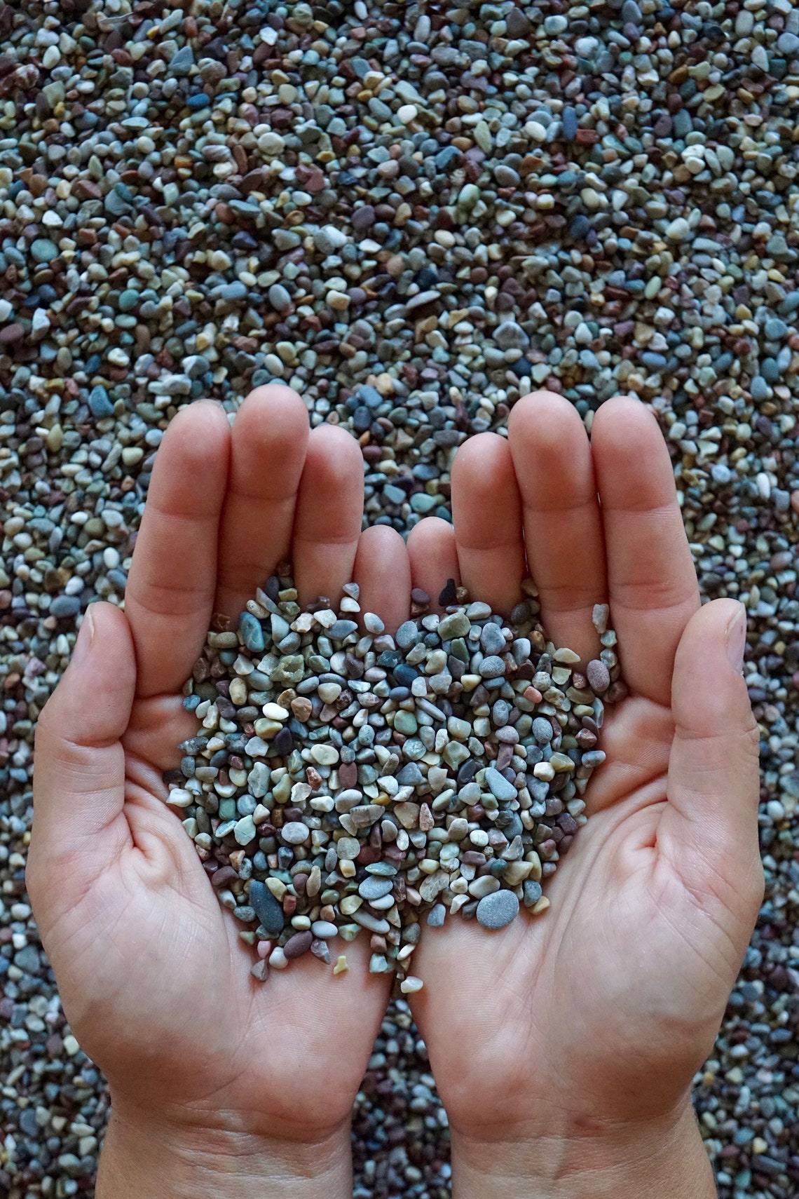 Tiny Beach Pebbles * Mediterranean Stones * Fairy Garden Decor * Resin ...