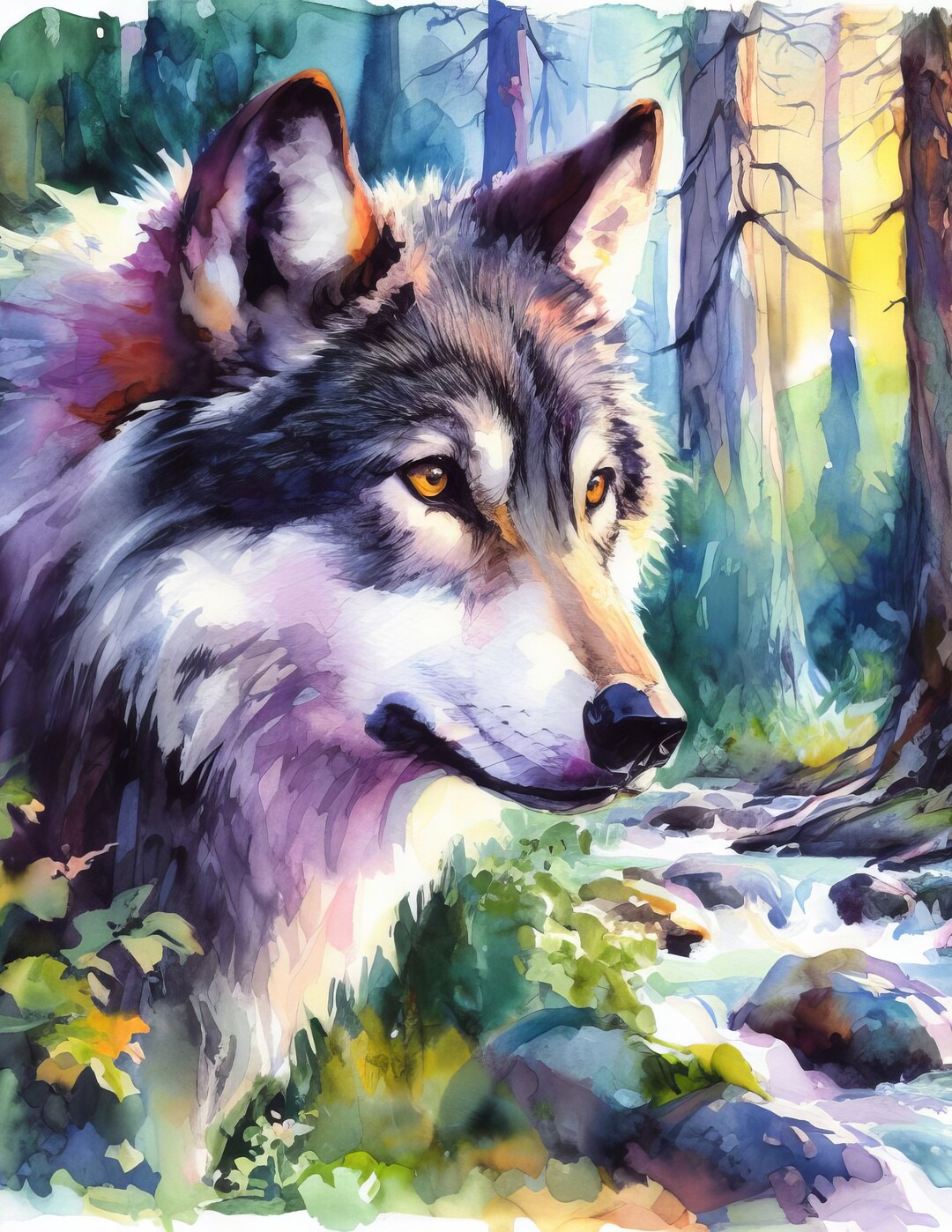 31 Images Wolf Images Wolves Digital Art Printable Instant Digital ...
