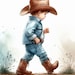40 Images Cute Little Cowboy Images Digital Art Printable Instant ...