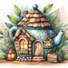 58 Images Whimsical Teapot House Images Digital Art Kit Printable Kit ...