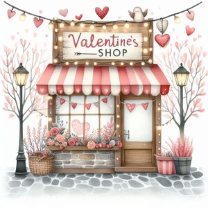 50 Images Valentine Shop Images Digital Art Printable Instant Digital ...