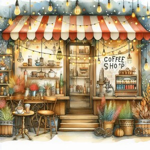 50 Coffee Shop Images Digital Art Printable Instant Digital Download ...