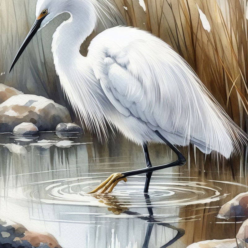 Egret - Etsy