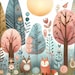 47 Images Whimsical Forest Images Digital Art Printable Instant Digital ...