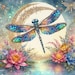 47 Images Sparkling Dragonflies Images Digital Kit Printable Kit ...