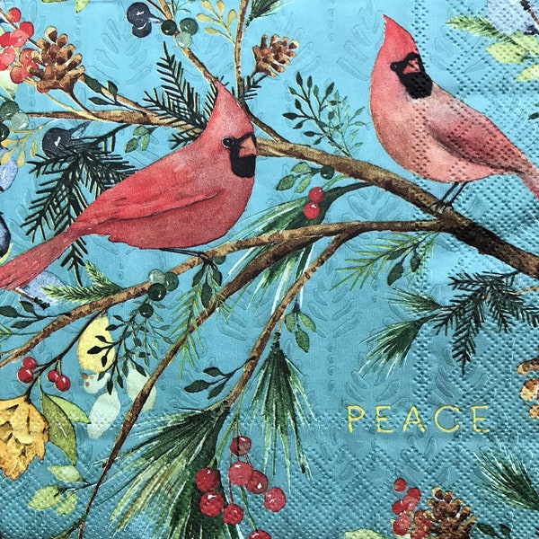 Cardinal Napkins - Etsy