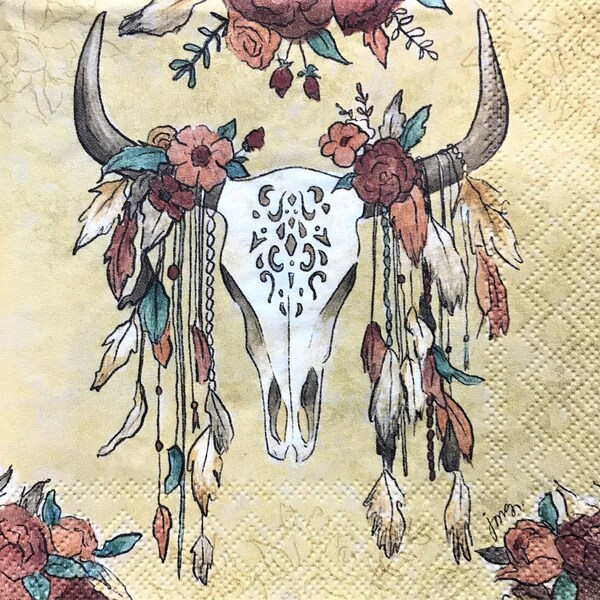 Bohemian Decoupage Paper - Etsy