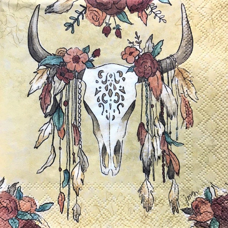 Bohemian Decoupage Paper - Etsy
