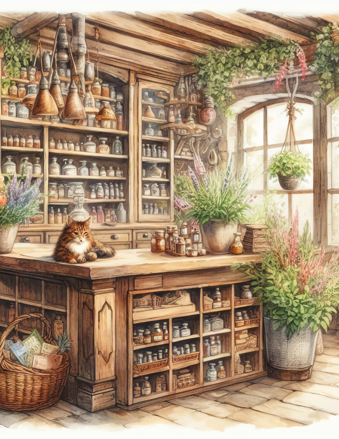 25 Images Apothecary Images Digital Art Printable Kit Instant Jpeg ...