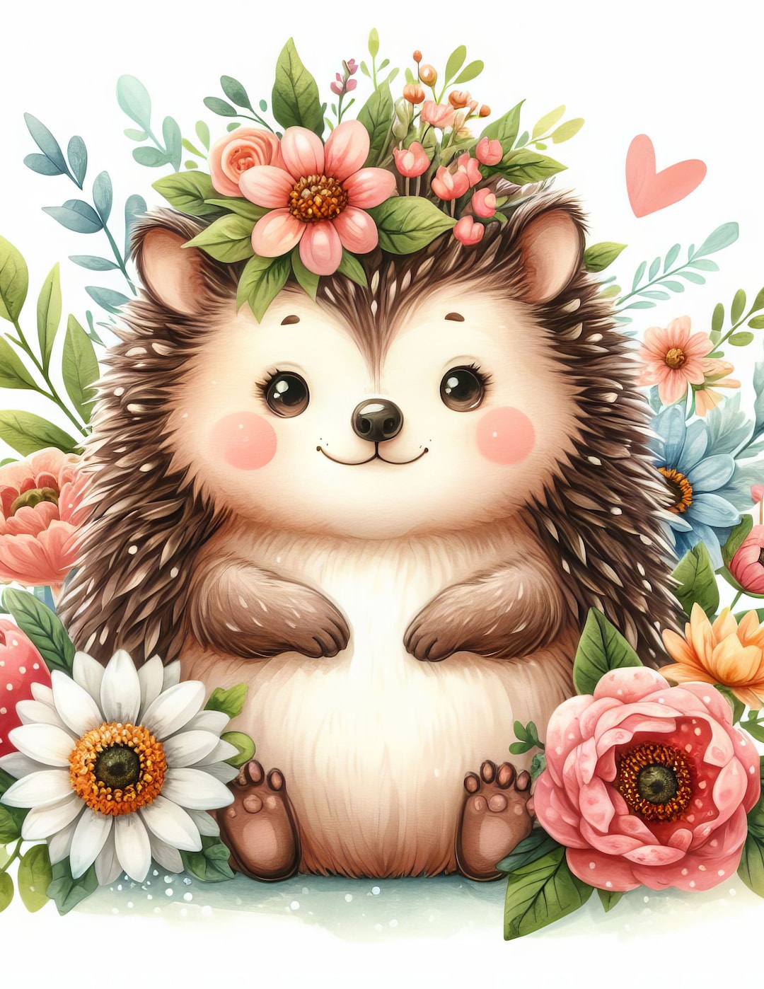 63 Images Cute Woodland Animals: Digital Art, Printable Digital ...