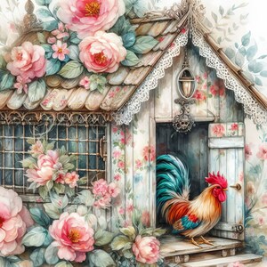 50 Images Fancy Chicken Coop Images Digital Art Printable Instant ...