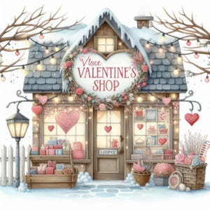 50 Images Valentine Shop Images Digital Art Printable Instant Digital ...