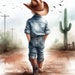 40 Images Cute Little Cowboy Images Digital Art Printable Instant ...