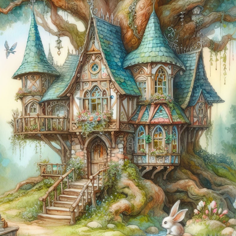 Fantasy House - Etsy