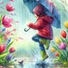 66 Images Rainy Day Children: Printable Instant Digital Download ...
